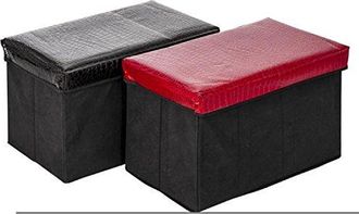 Desconocido B and b - Rechteckige Truhe aus Kunstleder, sortiert