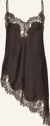 Riani Riani Satintop Mit Spitze braun