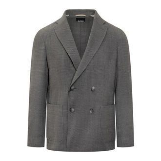 HUGO BOSS Homme, Vestes, Gris, Taille: XL Veste crois&eacute;e