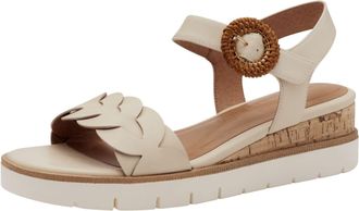 Tamaris Sandalette Damen Keilabsatz beige,EU 38