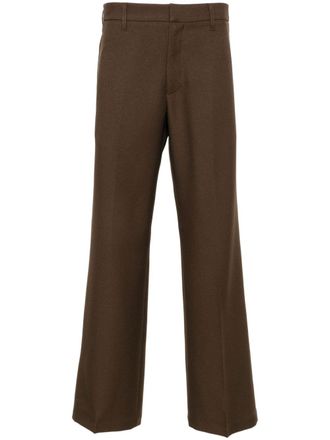 Stockholm Surfboard Club pantalon Sune à coupe droite - Marron