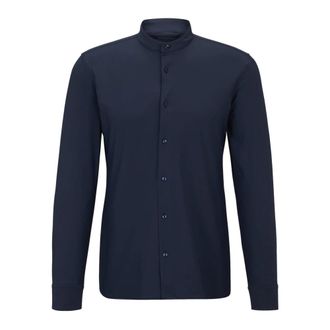 HUGO BOSS P-Hank-Standup-214 - - Shirts - Herren - Blau - S
