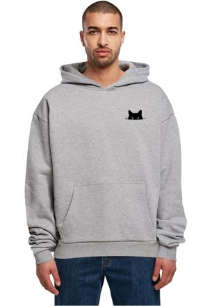 Merchcode Merchcode Mens MP0008981-Halloween-Cat Hoody Hooded Sweatshirt, Grey, S