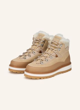 MONO Mono Schn&uuml;rboots Tag Cap beige