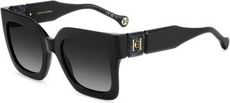 Carolina Herrera Femme, Accessoires, Noir, Taille: 52 MM Lunettes de soleil