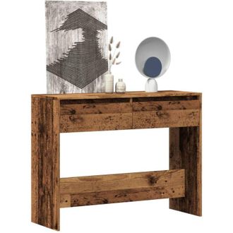 vidaXL Table console vieux bois 100x35x76,5 cm bois ding&eacute;nierie - Vidaxl