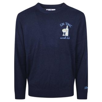 MC2 Saint Barth Heron Light Pullover - - Knitwear - Herren - Blau - M