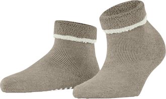 Esprit Stoppersocken Cozy W Hp Wolle rutschhemmende Noppen 1 Paar, Beige Pebble Mel 4044, 35-38