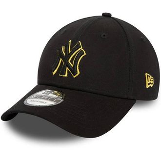 New Era Herren M&uuml;tze TEAM OUTLINE 9FORTY NEYYAN BLKPIN