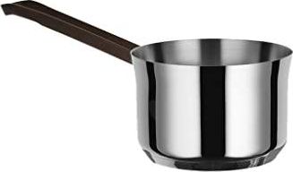 Alessi edo Stielkasserolle mit langem Griff, Ø 14, Stahl, braun