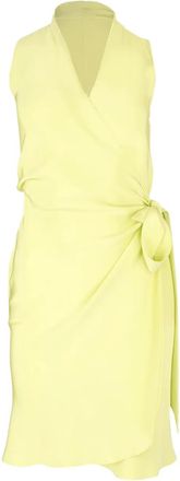 Peter Cohen Yard wrap-tie dress - Vert
