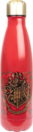 Harry Potter Wasserflasche - Edelstahl - BPA freie Wasserflasche Geschenke - Gryffindor Fanartikel - Wasserflasche - Metall Wasserflaschen - 750ml - Rot