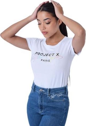 Project X Paris T-Shirt col Rond Blanc XS