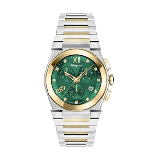 Ferragamo Vega Chrono - - Accessories - Herren - Gr&uuml;n - ONE SIZE