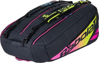 Babolat Pure Aero Rafa RH12 Schl&auml;gertasche, Blau/Gelb/Rosa, 12-Pack