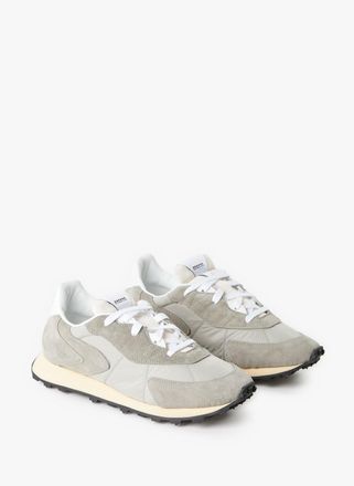 RUN OF Baskets crant&eacute;es en cuir m&eacute;lang&eacute;