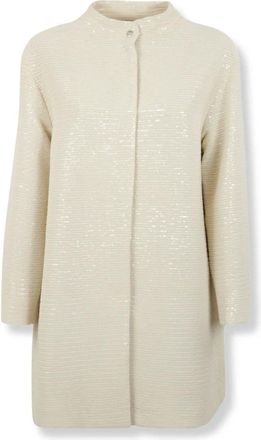 Herno Femme, Manteaux, Beige, Taille: 44 FR Single-Breasted Manteaux
