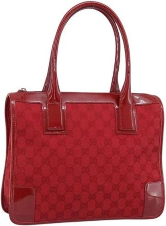 Gucci Sac &agrave; main vintage doccasion - Femme - Pre-owned - Rouge - Taille: ONE Size