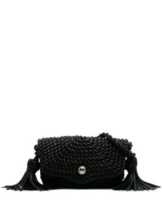 Bottega Veneta sac à bandoulière Torchon Classic en peau dagneau (2012-2024) - Noir