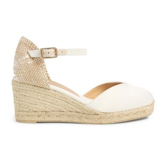 Castaner Femme, Chaussures, Blanc, Taille: 36 EU Chiarita/6/006 7 cm Wedges