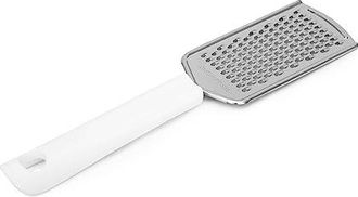 Fackelmann Fackelmann 49213 Reibe Arcadalina aus PP/Edelstahl, weiß/Silber, 25.5 x 6 x 2 cm