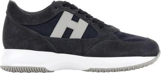 Hogan Homme, Chaussures, Bleu, Taille: 42 1/2 EU Interactive &agrave; lacets