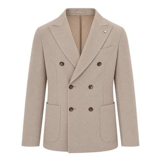 Lubiam Blazer - - Jackets - Herren - Beige - L