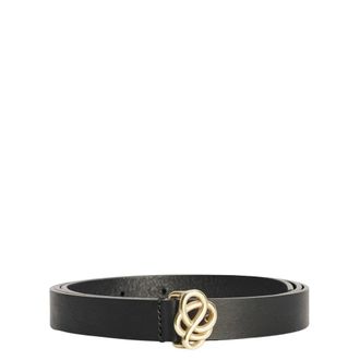 By Malene Birger Ceinture en cuir Ouma - Femme - Accessoires - Noir - Taille: ONE Size