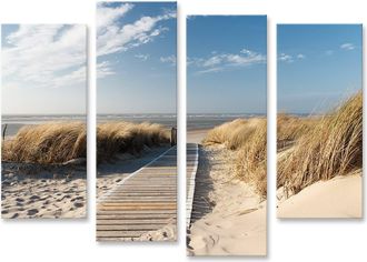 Islandburner Bild auf Leinwand Weg Zum Strand Auf Langeoog Durch Die Dünen Nordsee Bilder Wandbilder Poster