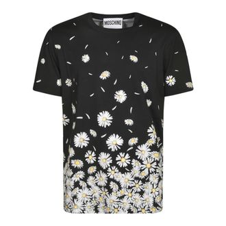 Moschino Homme, Tops, Multicolore, Taille: M T-shirt Marguerite