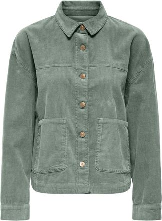 Only Damen Onlmoxie L/S Emb Cord Jacket Cc PNT, Lily Pad, x_l