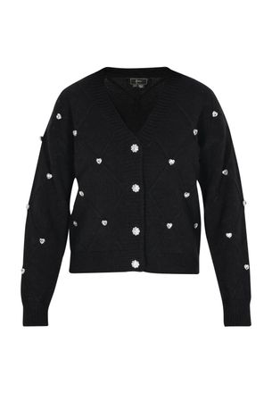 Faina Strickjacke Damen schwarz