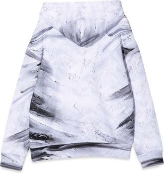 Moschino Hooded Cotton Sweatshirt - White