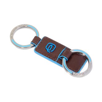 Piquadro unisex, Accessoires, Brun, Taille: ONE Size Porte-cl&eacute;s en cuir avec deux anneaux