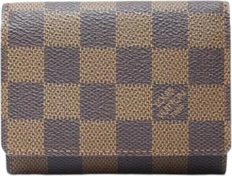 Louis Vuitton unisex, Pre-owned, Brun, Taille: ONE Size Portefeuille en toile Pre-owned