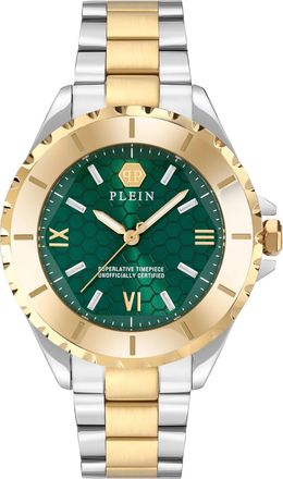 Philipp Plein Uhr - Rock Couture - Gr. unisize - in Gr&uuml;n - f&uuml;r Damen