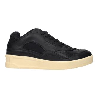 Jil Sander Ledersneaker - - Shoes - Damen - Schwarzk - 39 EU