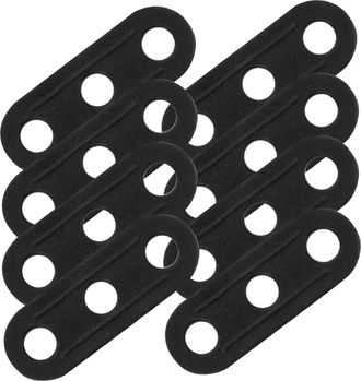 Amosfun 50 St&uuml;ck Kunststoff Zeltseilspanner 3-Loch Zelt Schnurspanner Windseilschnalle Wiederverwendbar Einstellbar F&uuml;r Outdoor Camping Markisen