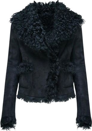 VSP Filipa Shearling Jacket - - Jackets - Damen - Schwarzk - L