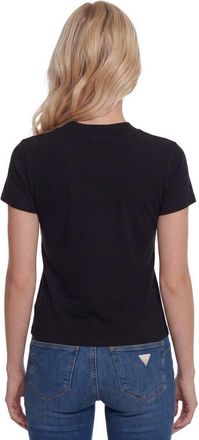 Guess T-Shirt SS MOCK NECK ALL OVER 4G TEE mit Strassbesatz, Slim Fit