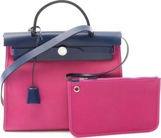 Hermès 2018 Herbag Zip PM Tote Bag - Rosa