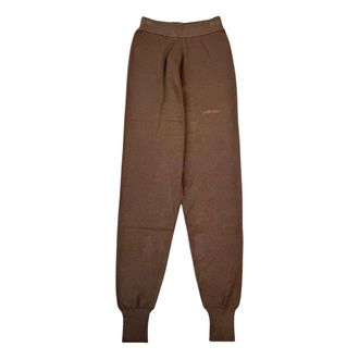 Hinnominate Hinnominate, Femme, Pantalons, Brun, Taille: 40 FR Knit Jogger Pantalons