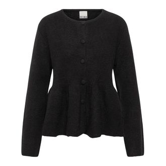 Ichi Cardigan - - Knitwear - Damen - Schwarzk - XS