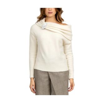 Giuseppe Di Morabito Damen, Strickwaren, Wei&szlig;, XSGr&ouml;&szlig;e