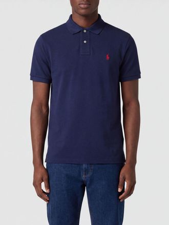 Polo Ralph Lauren Kurz&auml;rmeliges Baumwoll-Poloshirt mit kontrastierendem gesticktem Logo