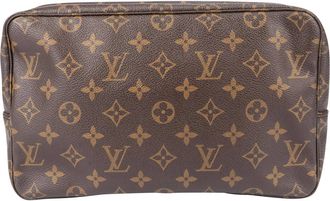 Louis Vuitton Crossbody Bags - Louis Vuitton Canvas Monogram Trousse Toilette 28 - Gr. unisize - in Braun - f&uuml;r Damen