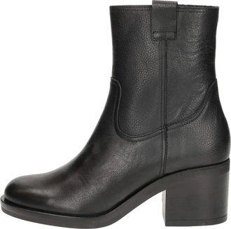 Red-Rag Femme, Chaussures, Noir, Taille: 38 EU Enkellaarsjes Hak