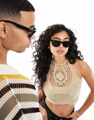 Ray-Ban Reverse - Lunettes de soleil wayfarer - Noir