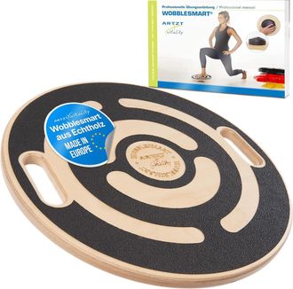 ARTZT Wobblesmart Therapiekreisel | Verstellbare Schwierigkeitsstufen | Ideal für Rehabilitation, Prävention und Leistungstraining | Max. 120 kg Belastbarke
