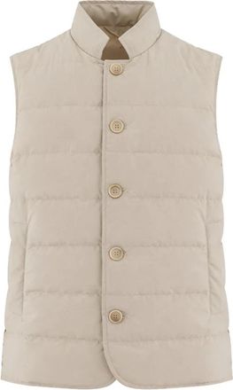 Eleventy Homme, Vestes, Beige, Taille: L Quilted Vest